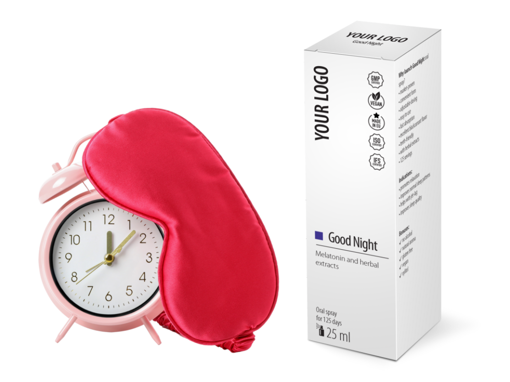 Melatonin and lemon balm | Private label ready oral sprays